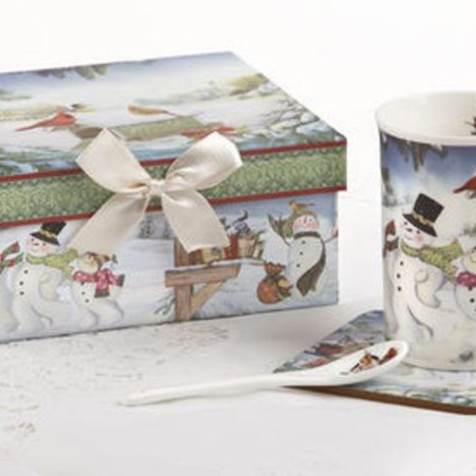 Snowman – Mugs – Set of 4 - The Teapot Shoppe, Inc.