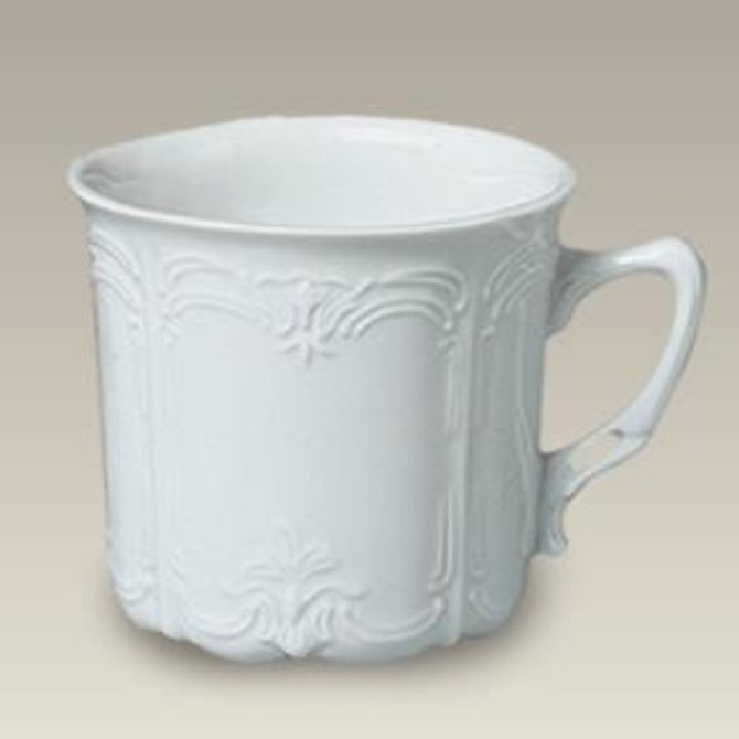 White Victorian Porcelain Mug – Set of 4 - The Teapot Shoppe, Inc.